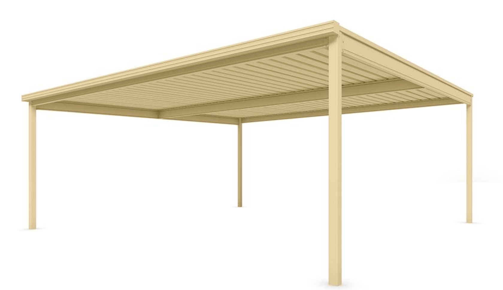 Free Standing Double Carport 6.125m x 5.620m Cyclonic – Online Patios ...