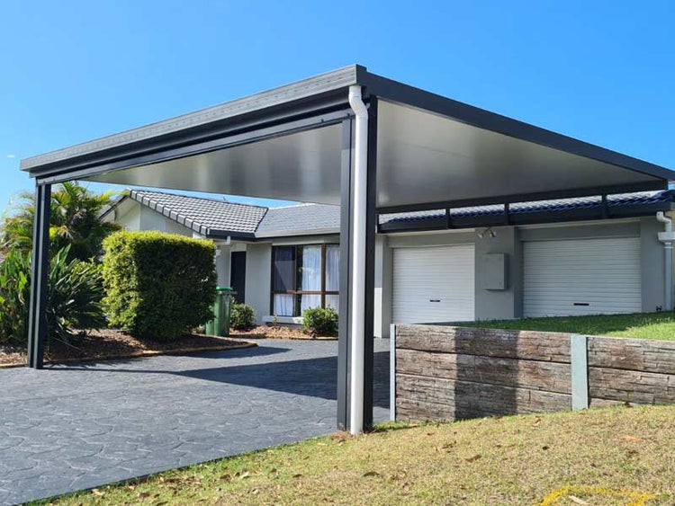 Double Freestanding Carport Kit 6.125m x 2.850m | DIY Carport Kits ...